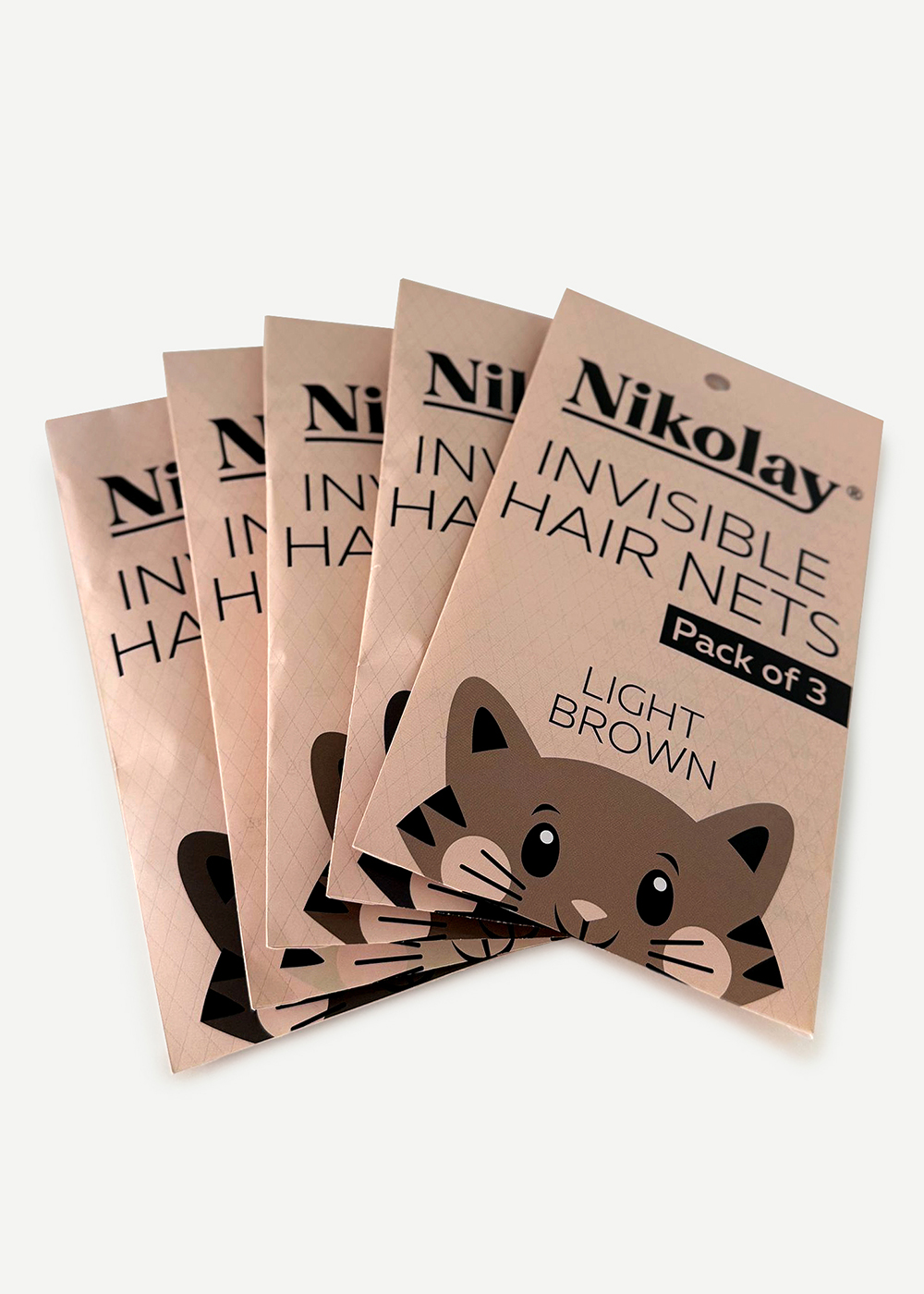 Nikolay Invisible Hair Nets, Pack of 3 (HA2005N) | Nikolay® - official ...